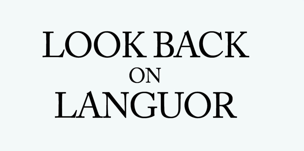 Book Launch | Look Back on Languor: The memoir of a hurkle-durkle ...